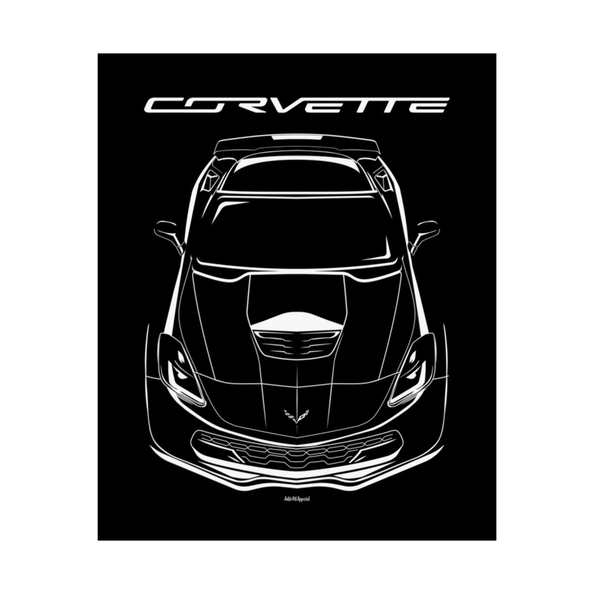 Chevrolet Corvette C7 Z06 Poster | AutoArtApparel