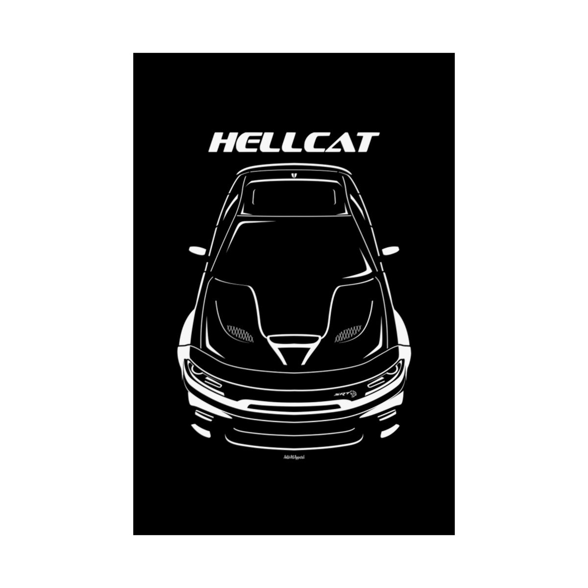 Dodge Charger Hellcat Widebody Poster | AutoArtApparel