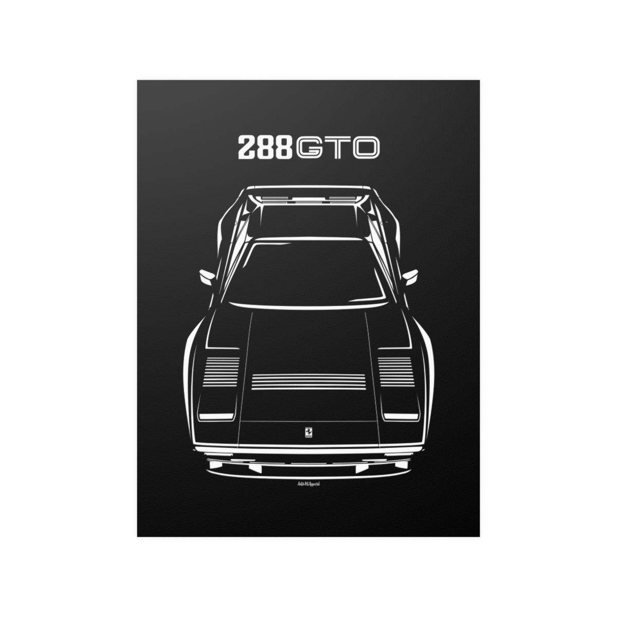 Ferrari 288 GTO Poster | AutoArtApparel