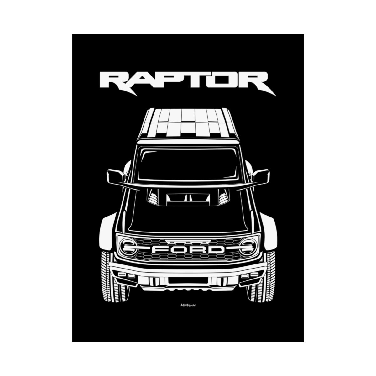 Ford Bronco Raptor Poster | AutoArtApparel
