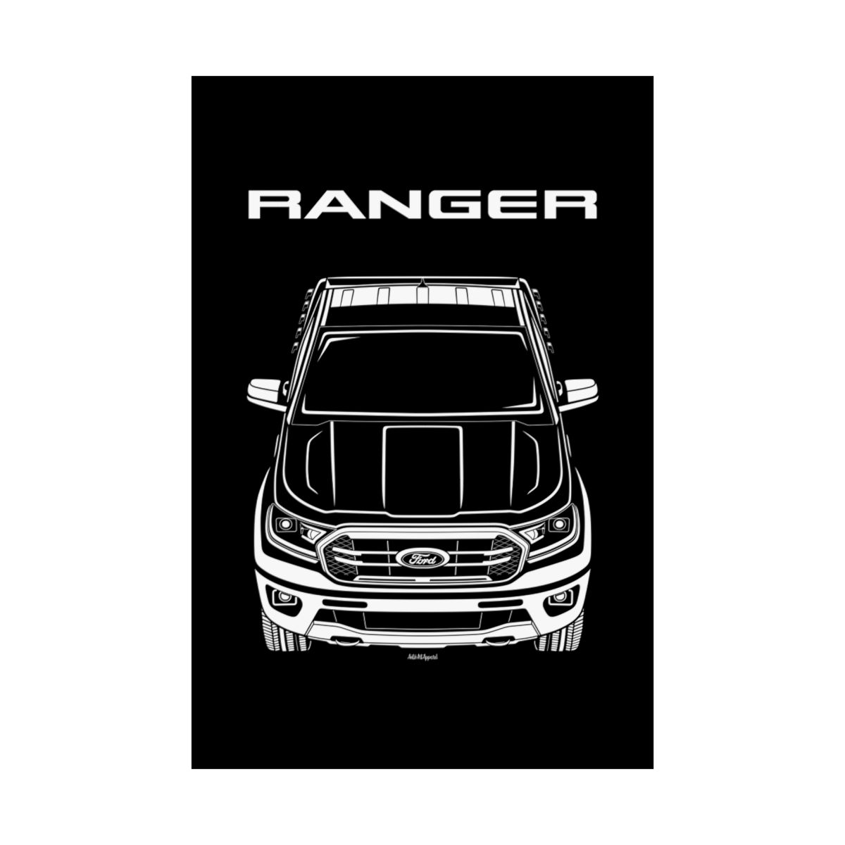 Ford Ranger 2019-2022 Poster | AutoArtApparel