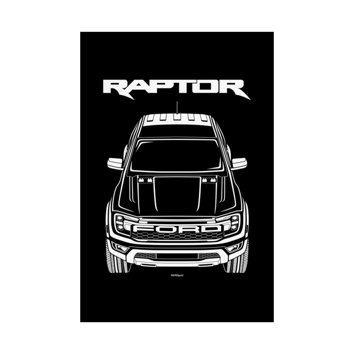 Ford Ranger Raptor 2023-2024 Poster | AutoArtApparel