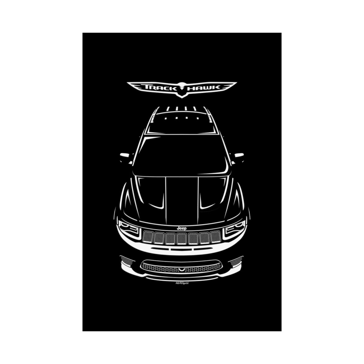 Jeep Grand Cherokee Trackhawk Poster | AutoArtApparel