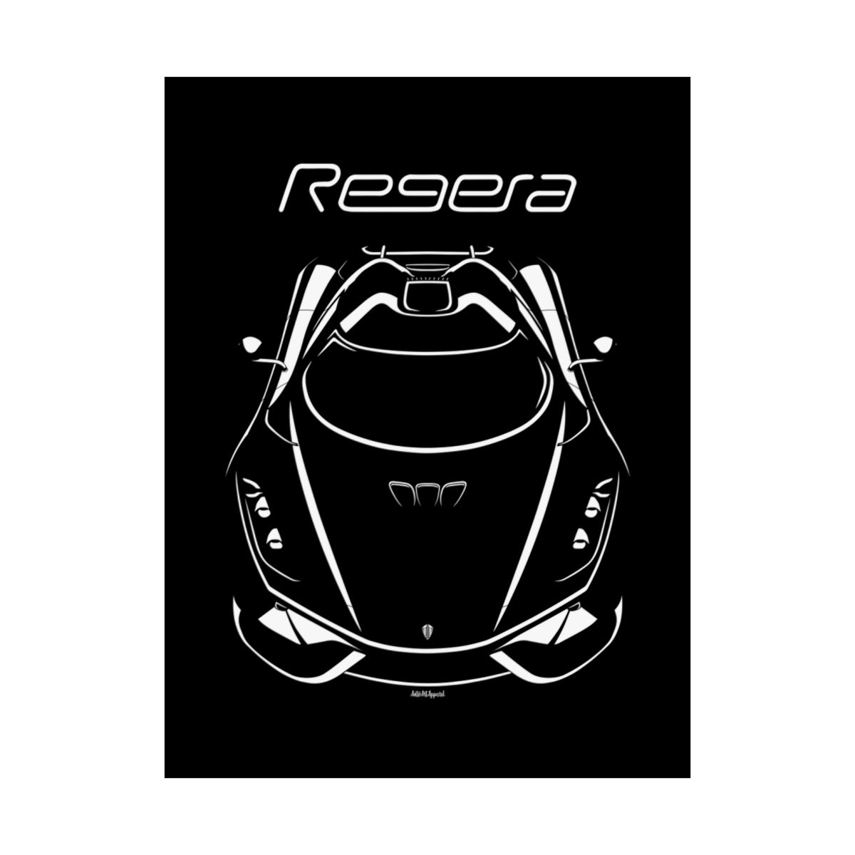 Koenigsegg Regera Poster | AutoArtApparel