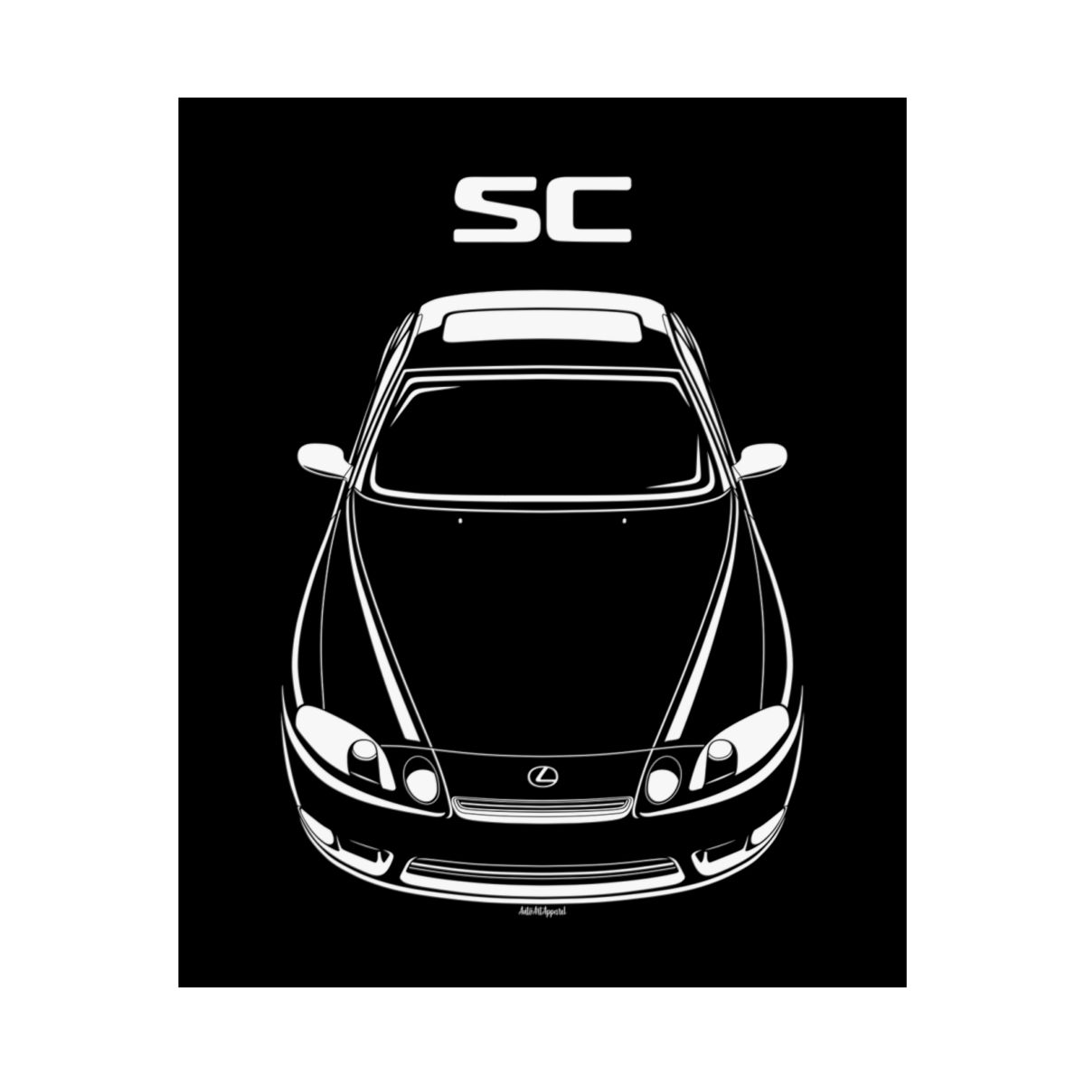 Lexus SC 1997-2000 Poster | AutoArtApparel