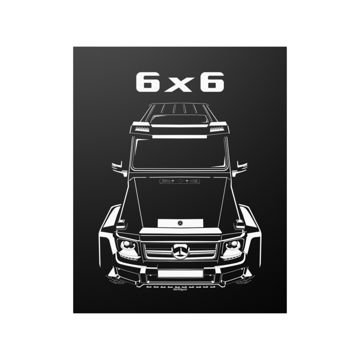 Mercedes G63 AMG 6x6 Poster | AutoArtApparel