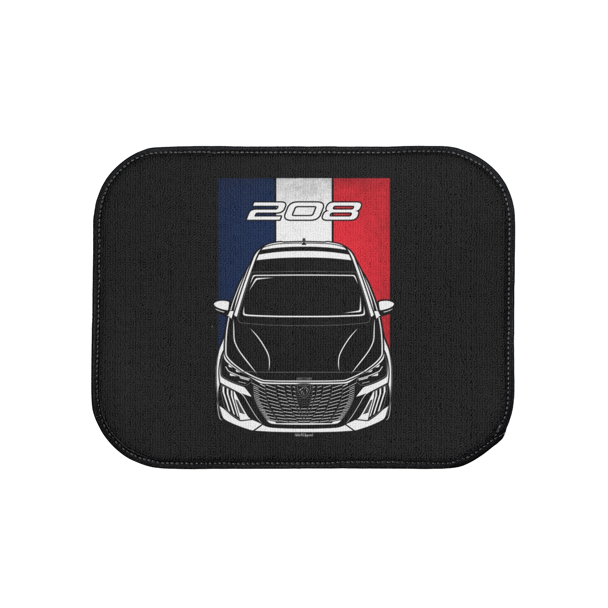 Peugeot 208 2024-2025 Car Mat - France Flag Floor Mats | AutoArtApparel