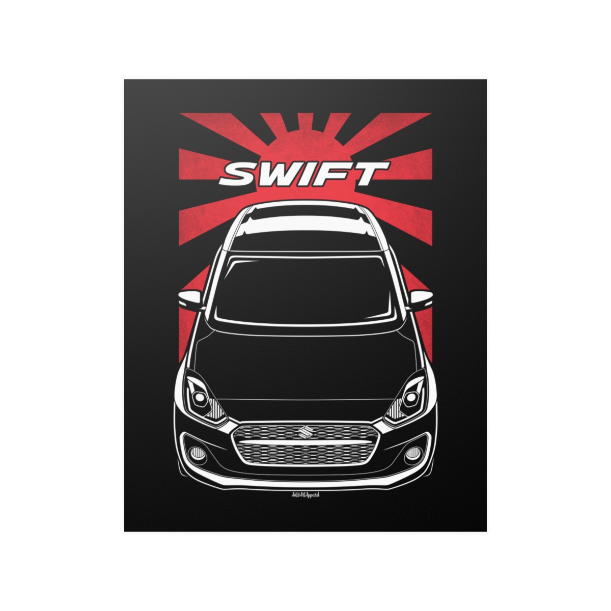 Suzuki Swift 2021-2024 Poster - JDM Print | AutoArtApparel