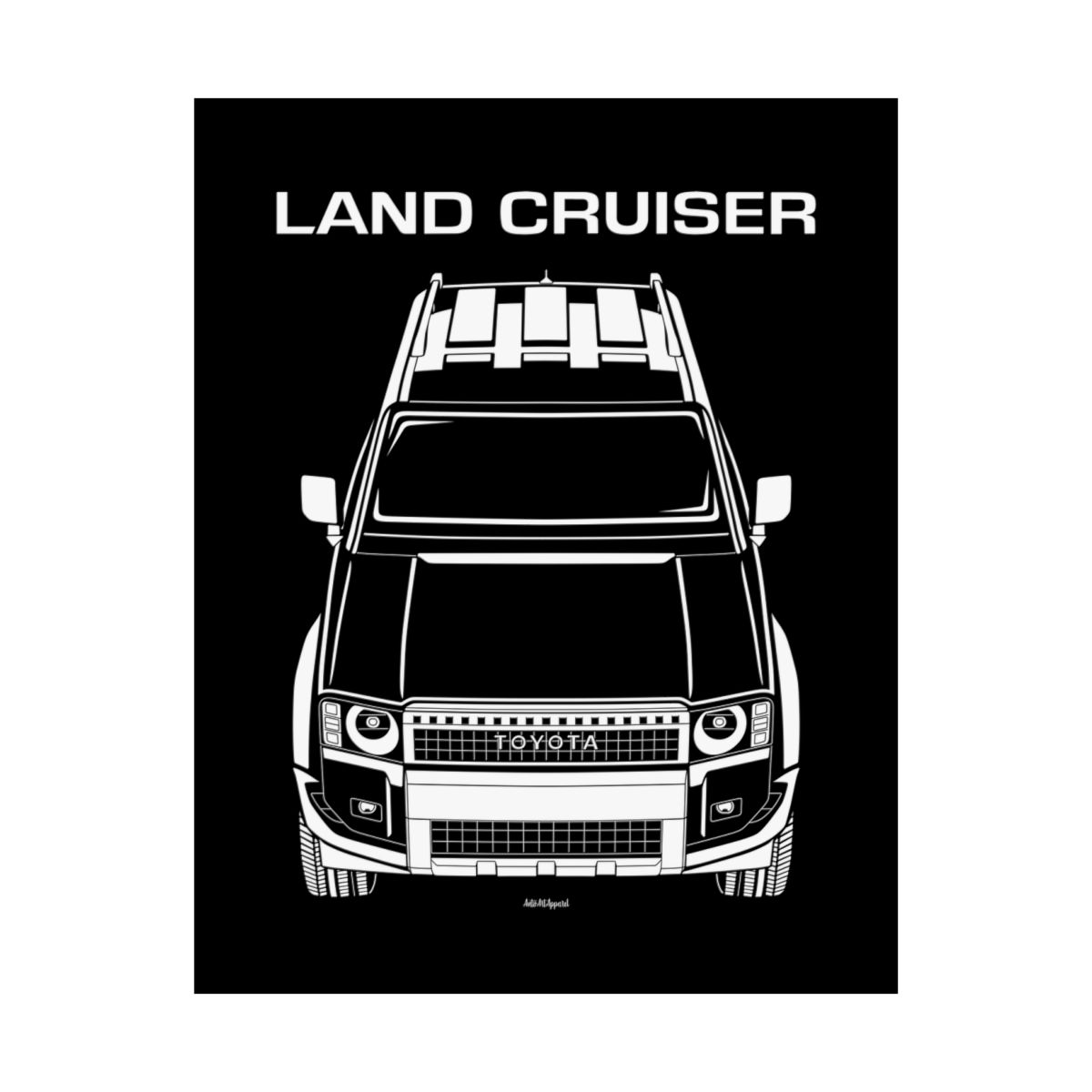 Toyota Land Cruiser Prado 250 2024-2025 Poster for | Auto Art Apparel
