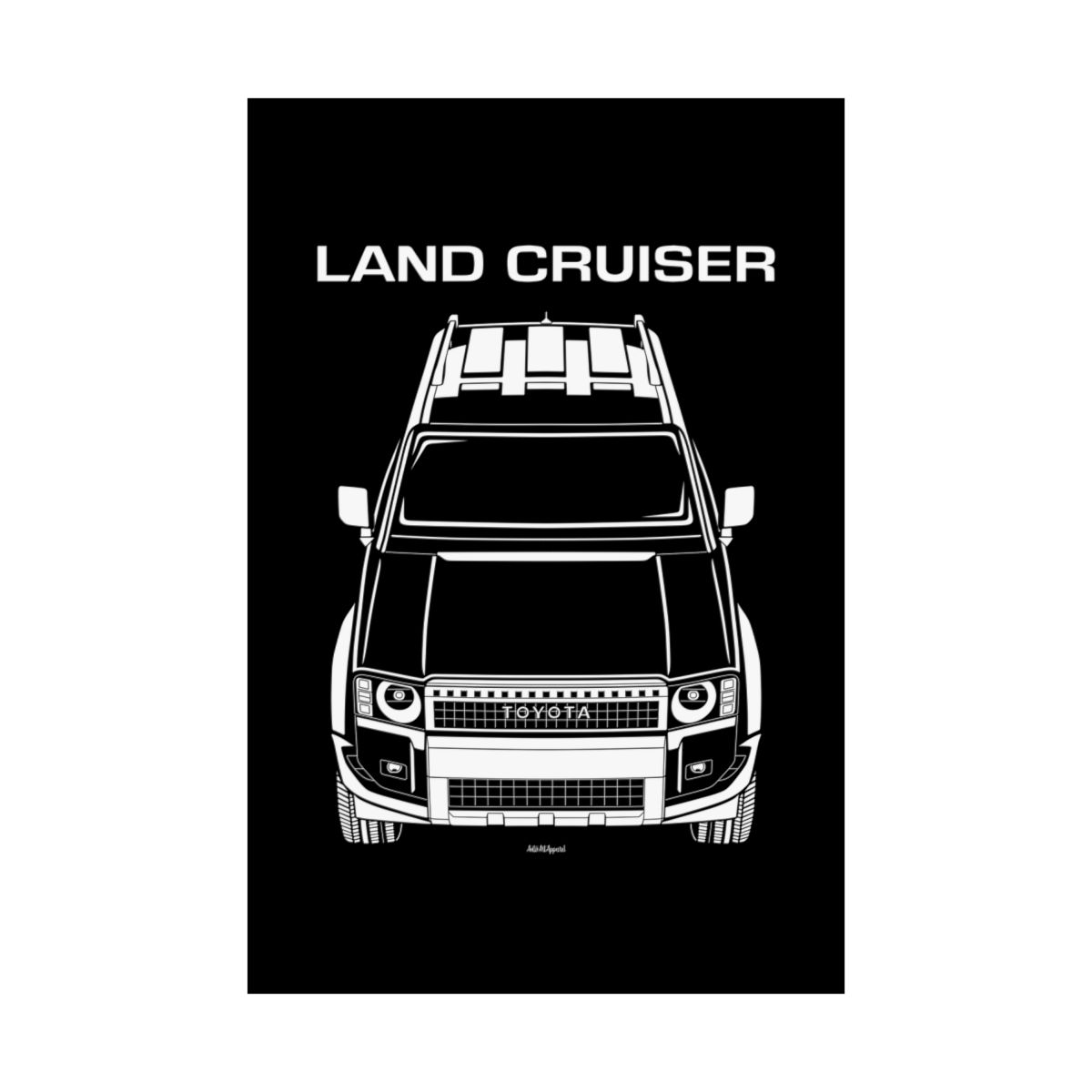 Toyota Land Cruiser Prado 250 2024-2025 Poster for | Auto Art Apparel