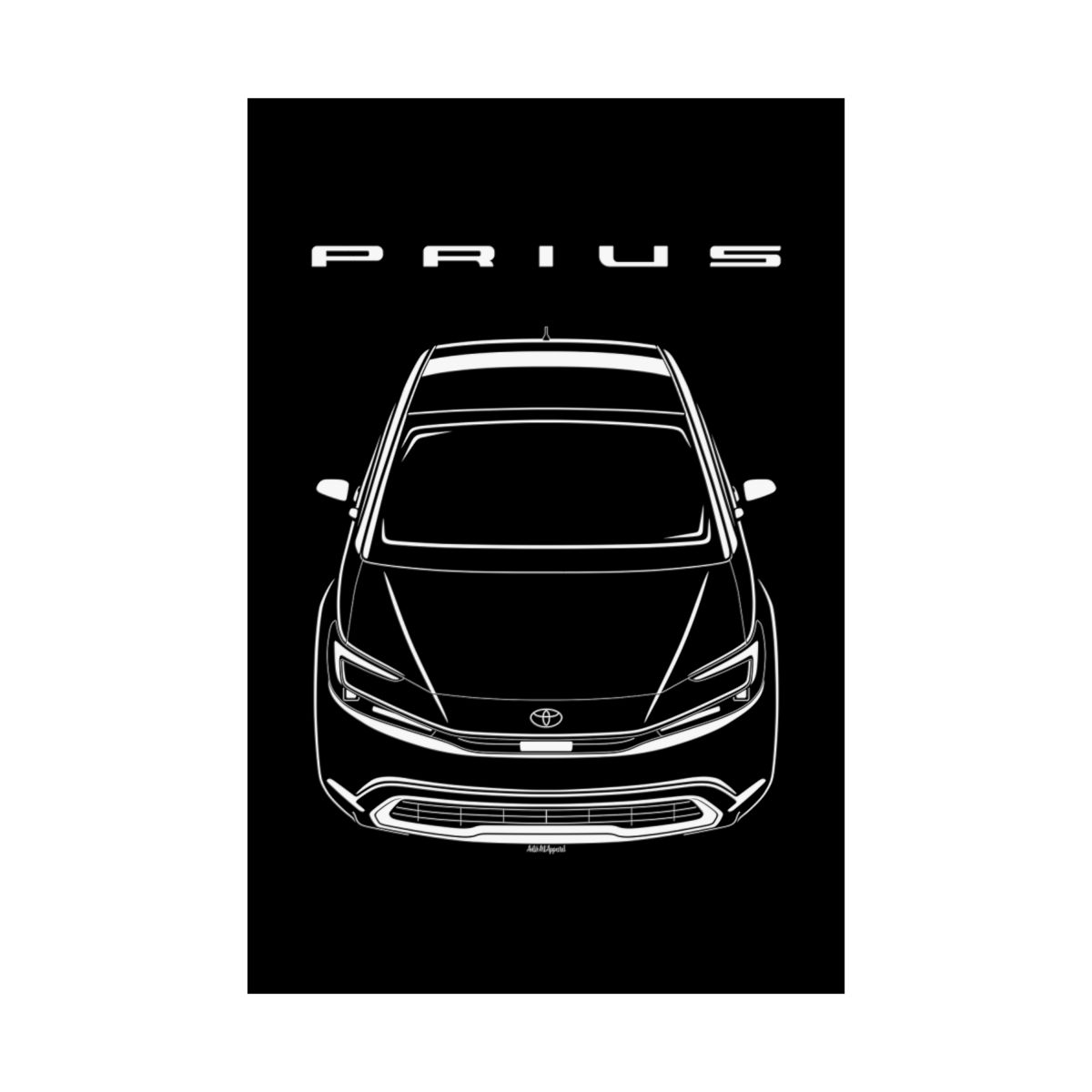 Toyota Prius 2023-2024 Poster | AutoArtApparel
